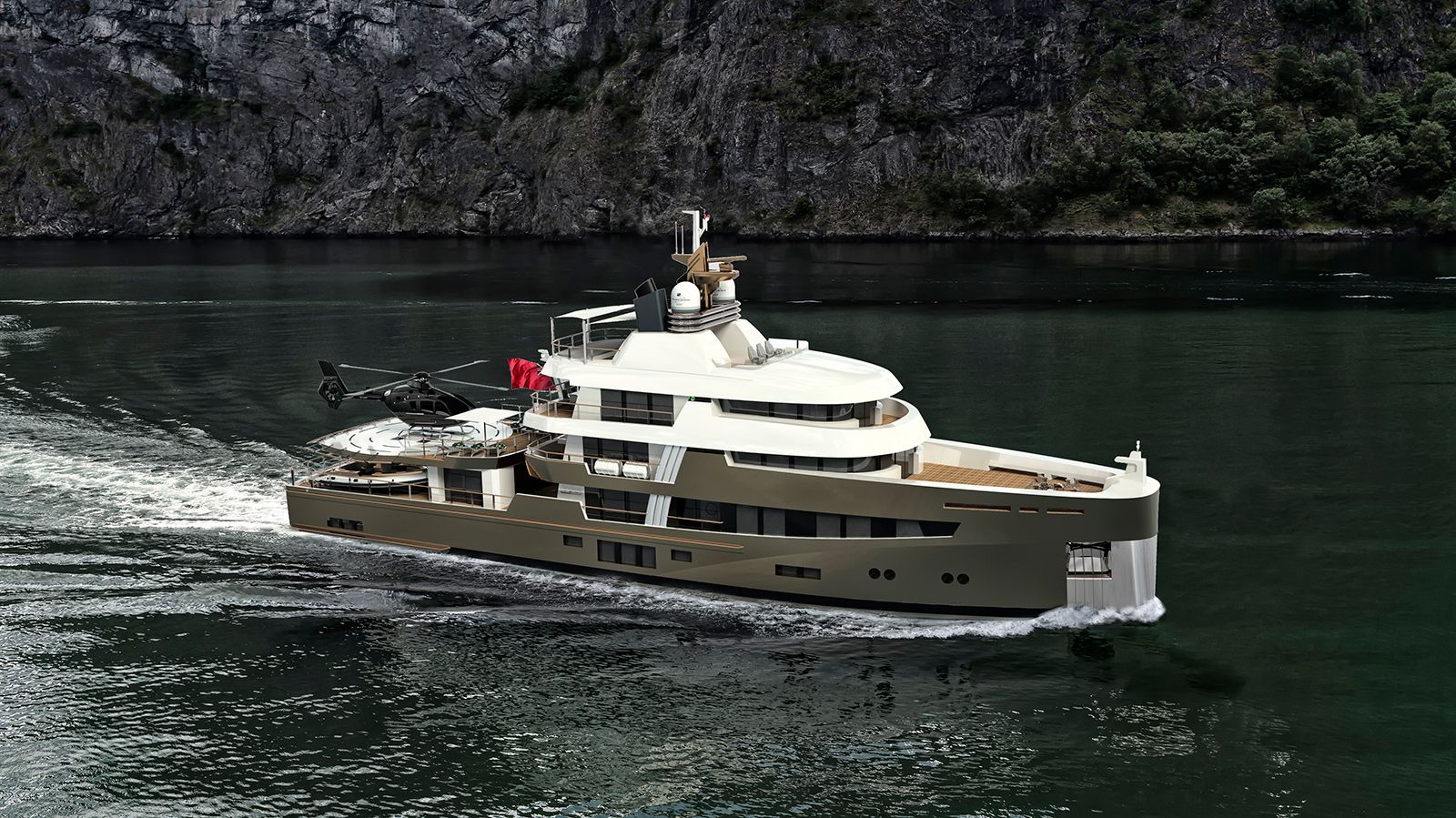 Neubelt and Conrad reveal 'pocket explorer superyacht' concept